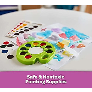 Crayola Watercolor Paint Set, Pop & Paint Palette, Washable Kids Paints, Gift