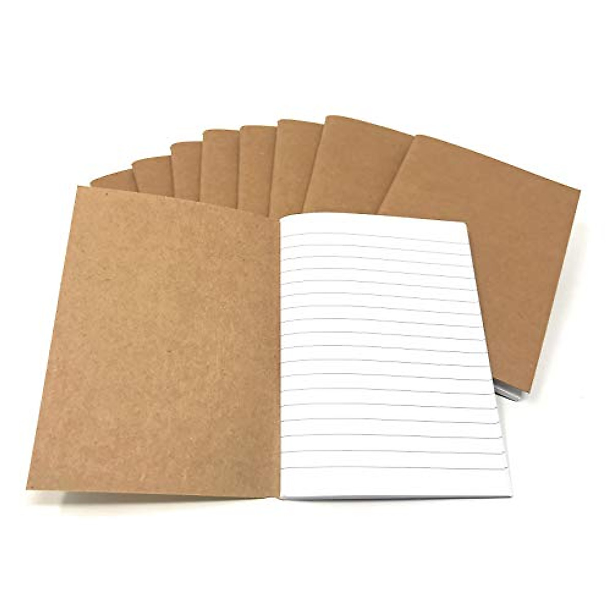 20 Bulk 5.5” x 4" Recycled Paper Notebooks - Perfect for College, School, Work, Conferences, or in The Bag