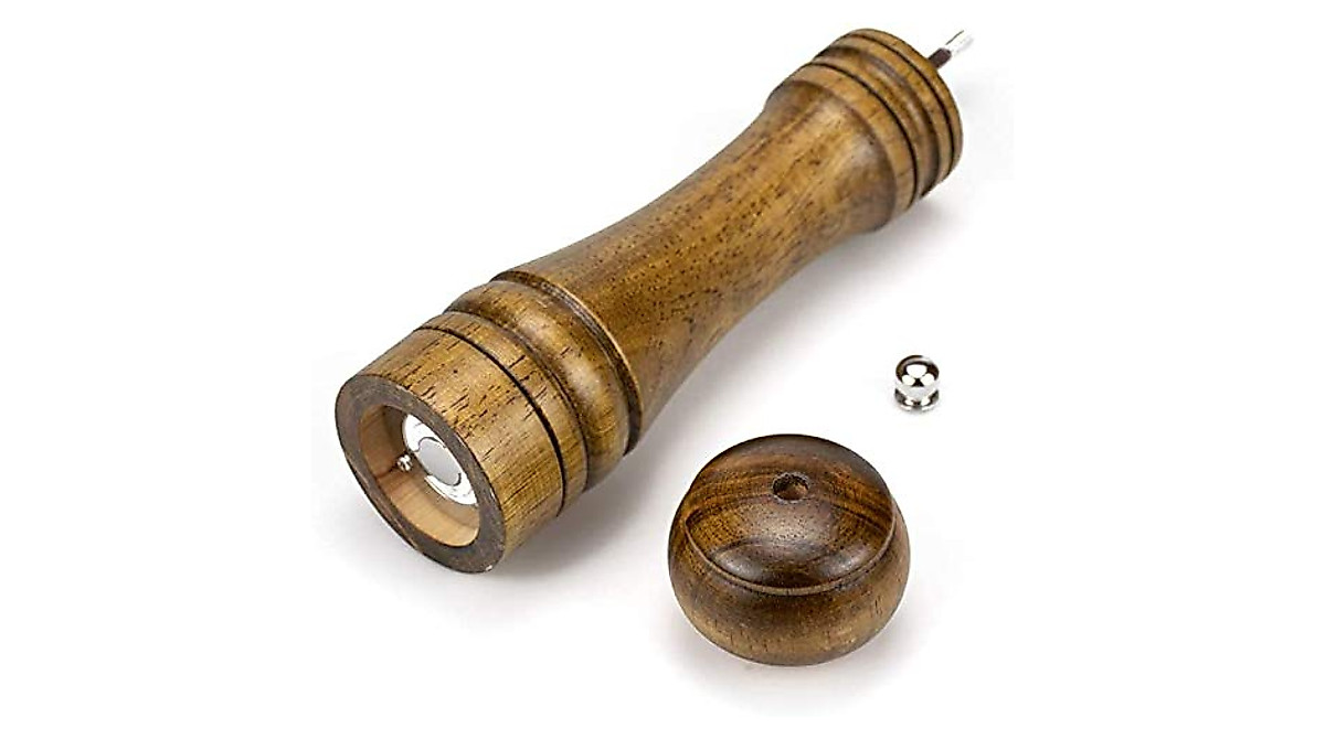 solid wood oak grinder restaurant pepper manual grinding powder pepper ...