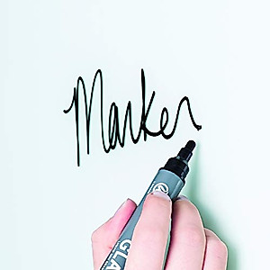 U Brands Magnetic Liquid Glass Markers, Bullet Tip, Assorted Colors, 12 Count