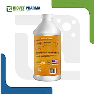 NUTRILINE B-12 for Poultry - Multivitamin Booster for Rooster, Hens, Chicken, Vitamin Recovery Liquid 16 onzas