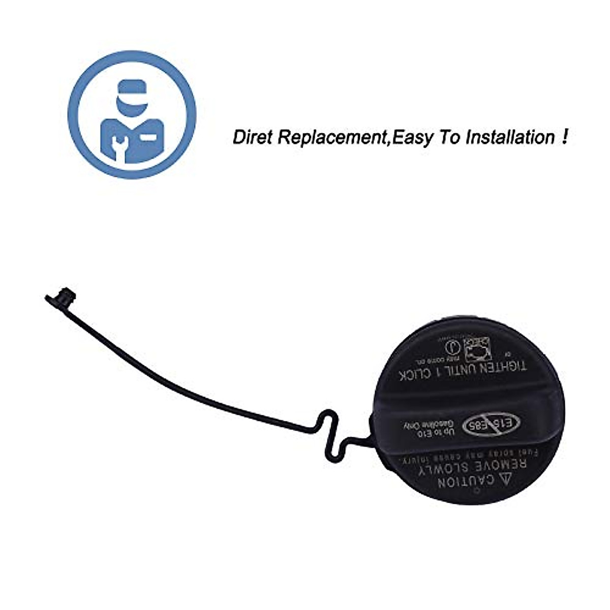 Fuel Tank Filler Cap,Gas Cap Compatible With Toyota - 4Runner, Avalon, Camry, Corolla, Highlander, Matrix, RAV4, Tacoma,Lexus- ES350, GS350, GS460 and More,Replace# 77300-06040, 7730006040