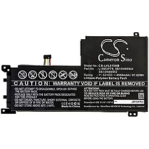 ChoyoqeR Replacement Battery for IP 5-15IIL05, IP 5-15IIL05 81Y, IP 5-15IIL05 81YK0038MX, IP 5-15IIL05 81YK003VM 11.52V/4950mA