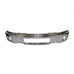 FOR FORD F150 2009-2014 FRONT BUMPER FACE BAR CHROME WITH FOG LAMP HOLES FO1002411