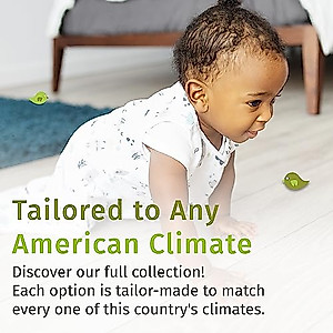 New 2024 Spring Summer Release - Perlimpinpin 0.7 TOG Cotton Baby Sleep​ Sack – Tailored to any American Climate