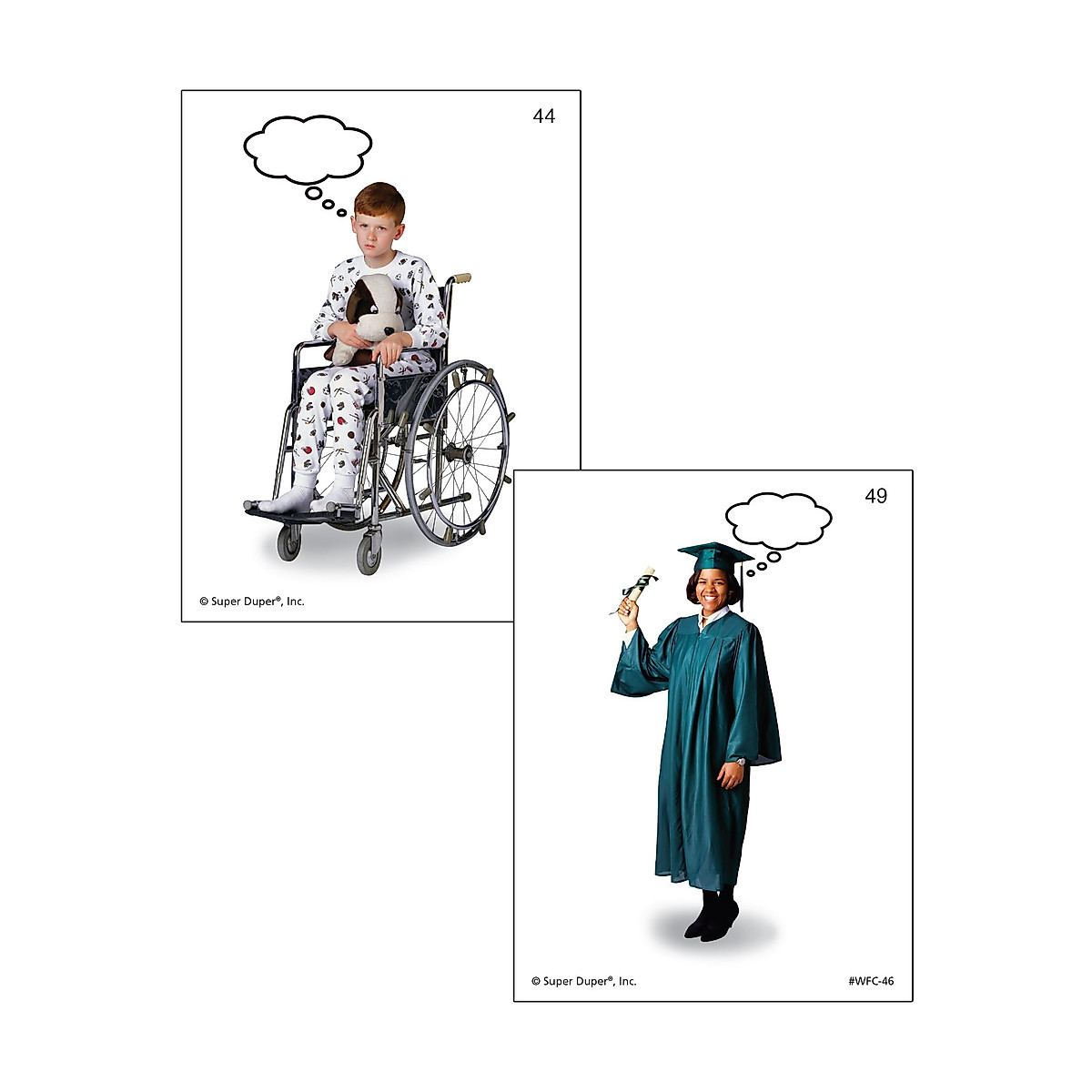 Webber “What Are They Thinking?” Photo Card Deck - Super Duper Educational Learning Toy for Kids