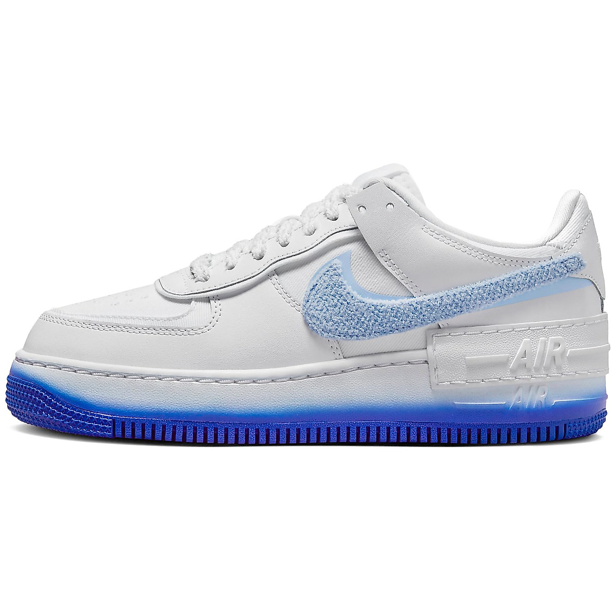 Nike Air Force 1 Shadow - Womens Racer Blue/White Size 6.0