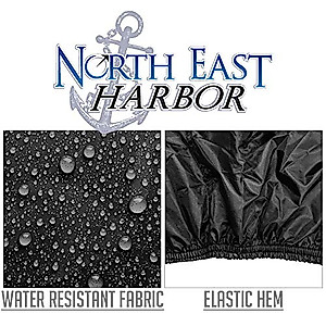 NEH Premium Waterproof Snow Blower Cover - (47" x 30" x 37") - Superior All Weather Protection Storage Cover - Black