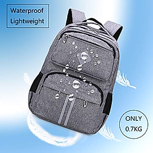 HOPYOCK-Kids Backpacks for Boys and Girls,Multi-Pocket Elementary and Middle School Backpack with Reflective Design,School Bags Fit for 6-16 Years Old