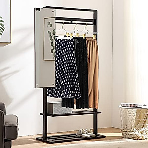 Quality Lucite Acrylic Clear Skirt Pants Trousers Bottom Hangers with Adjustable Metal Clips, Made of Clear Acrylic for a Luxurious Look and Feel with Swivel Hook (Clear/Gold Hook - Pant/Skirt, 5)