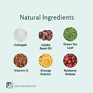 Stretch Mark Cream Infused with Collagen & Stem Cell Maternity Skincare Oil Removes Stretch Mark Prevention & Scar Remover Lotion Green Tea Extract & Raspberry Ketones by M3 Naturals