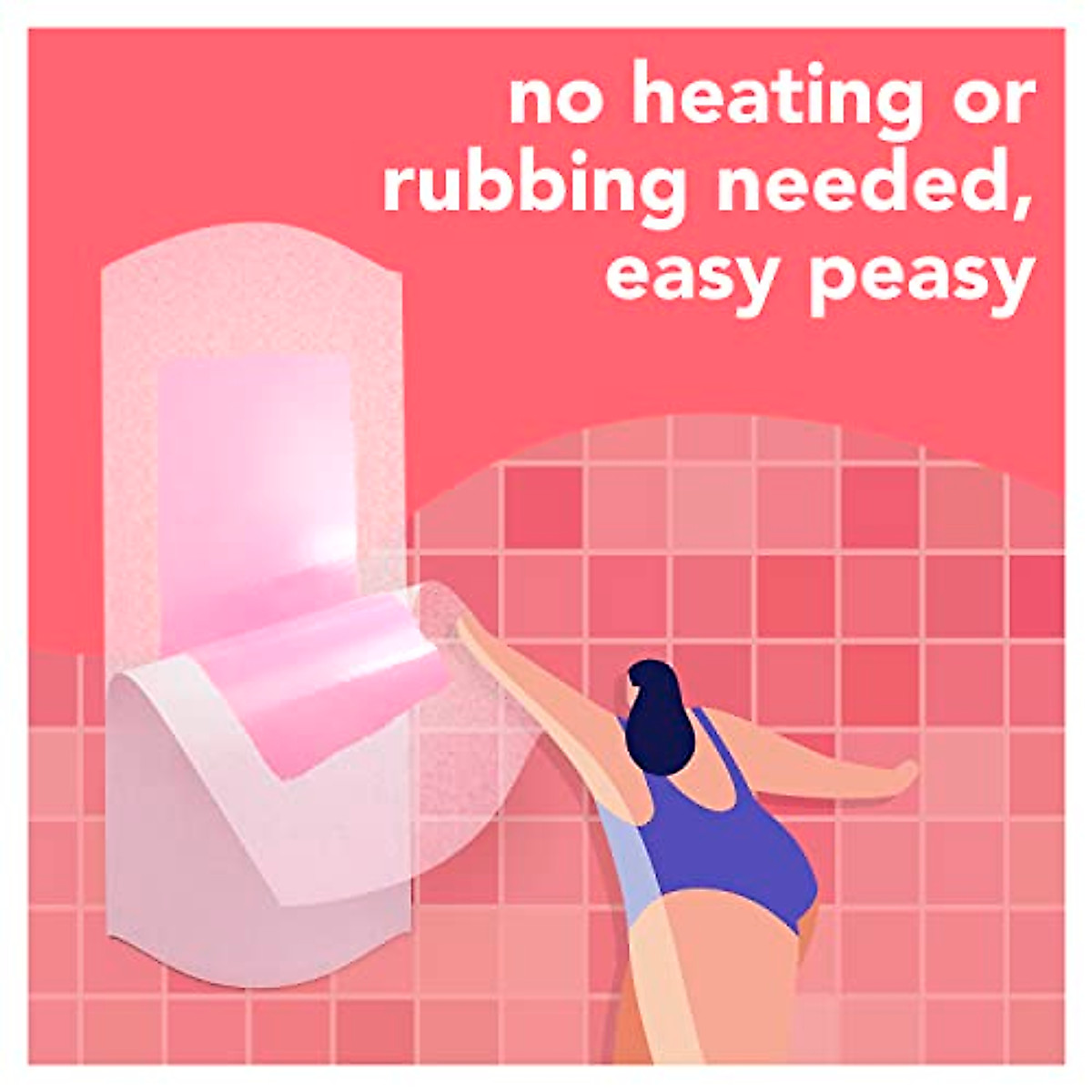 JOY Glee Face Wax Strips Hair Removal - 24 Strips