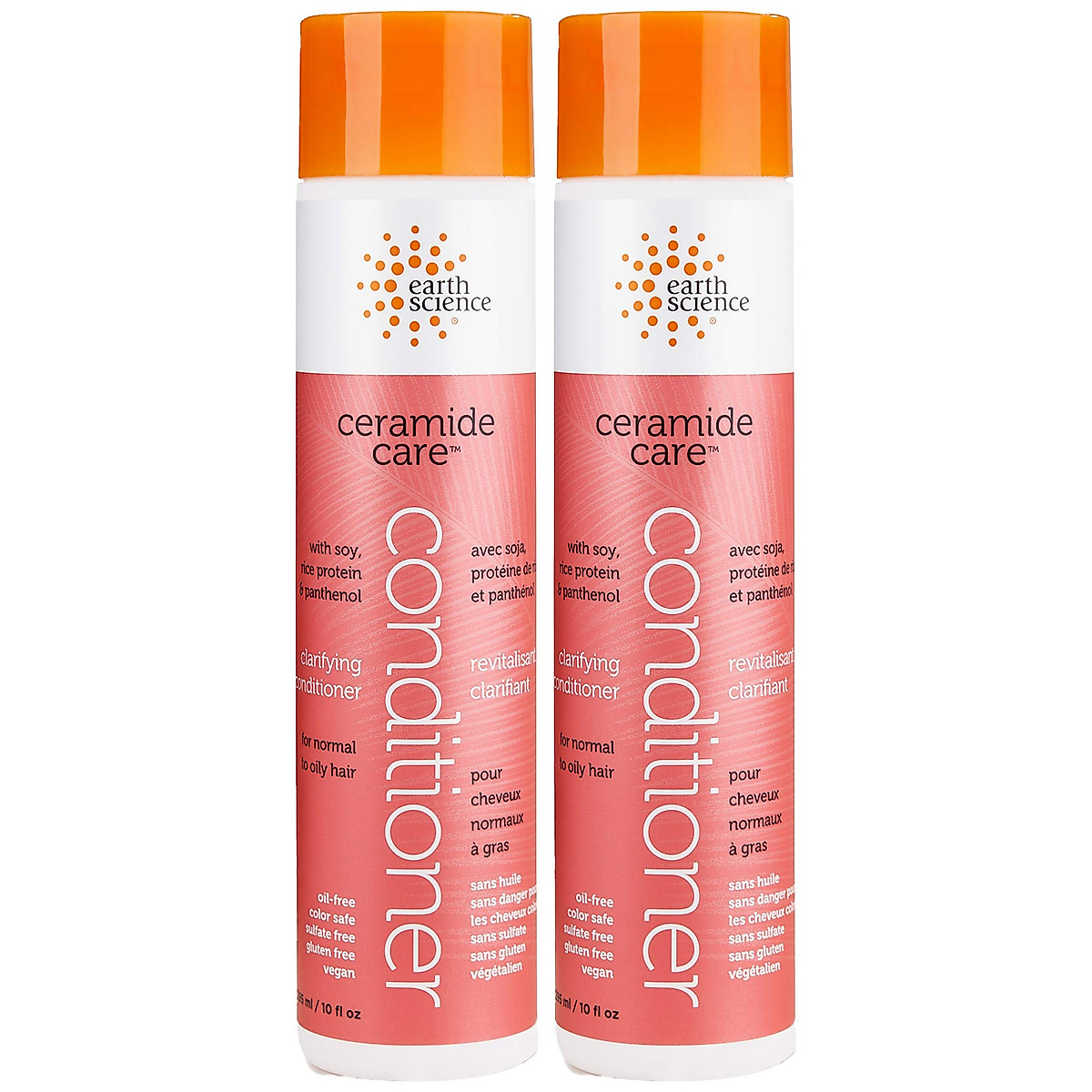 Earth Science Ceramide Care: Clarifying for Normal to Oily Hair (Conditioner 2 Pack)