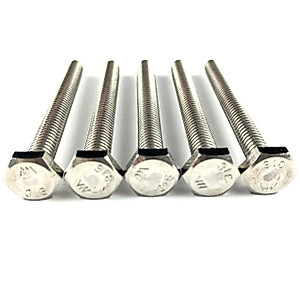 20 Pieces 1/4"-20 X 2-1/2 Hex Head Bolt SS 316