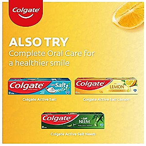 Colgate Active Lemon & Salt Healthy White Toothpaste - 200 g