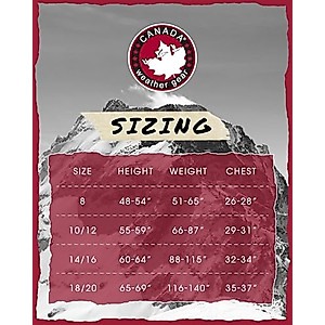 CANADA WEATHER GEAR Boys' Winter Jacket - Heavyweight Teflon Canvas Parka Coat – Winter Ski Jacket (Size: 8-20), Size 18-20, Olive Green