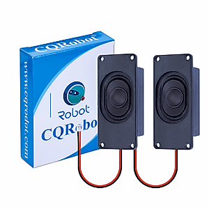 CQRobot Speaker 3 Watt 4 Ohm Compatible with Arduino Motherboard, JST-PH2.0 Interface. It is Ideal for a Variety of Small Electronic Projects.