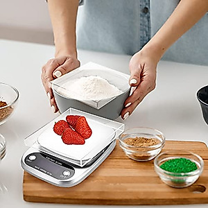 Beautyflier 2pcs Small Acrylic Tray, Digital Kitchen Scale Acrylic Tray, Cosmetic Storage Container for Vanity, Bathroom, Kitchen Cabinets