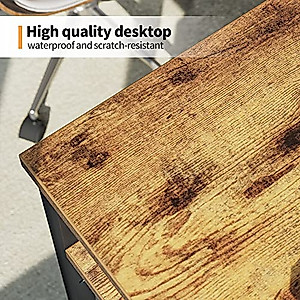 CubiCubi L Shaped Desk with Storage, 94.8 Inch Reversible Corner Computer Desk or 2 Person Long Table Desk, Home Office Large Gaming Writing Storage Workstation with Monitor Stand, Rustic Brown