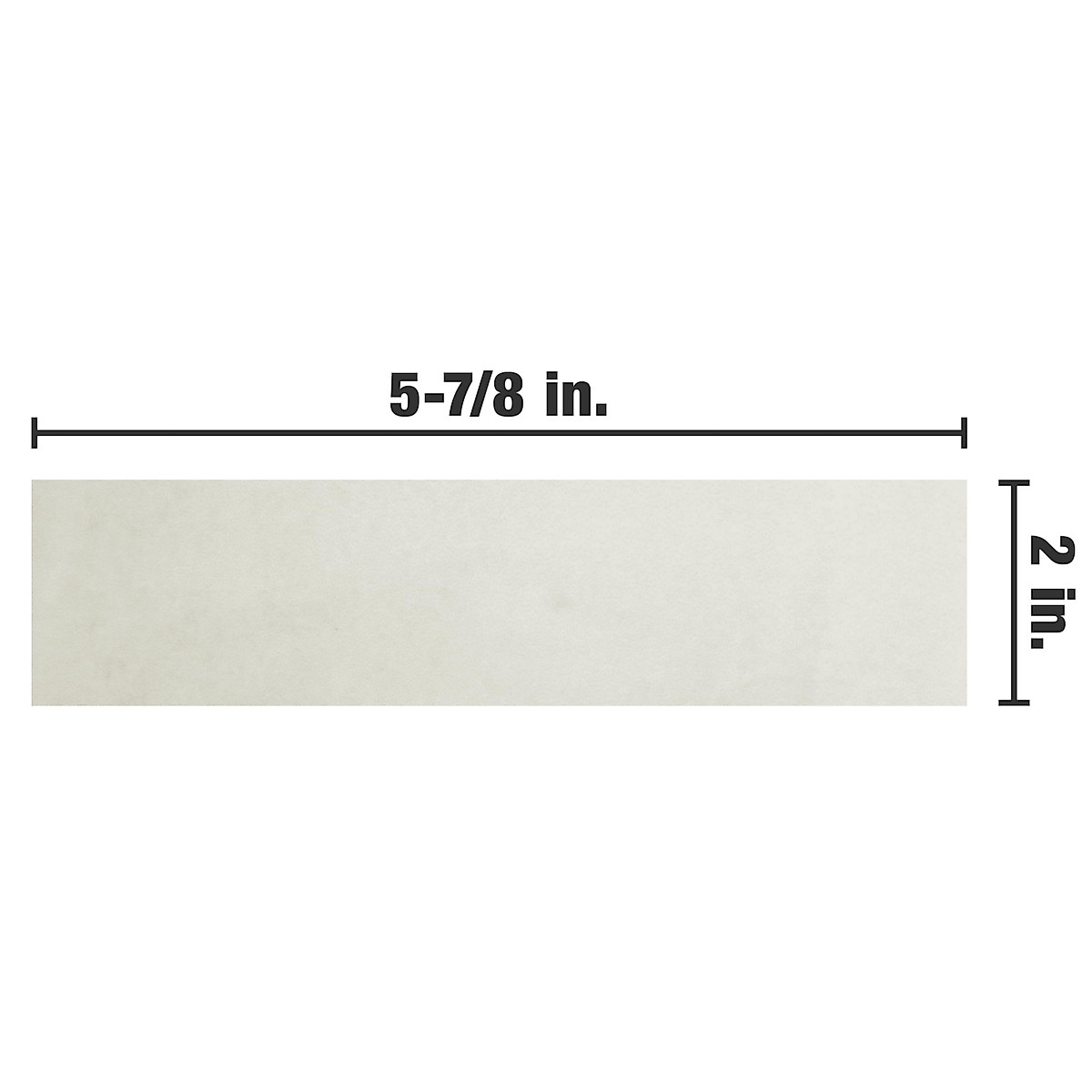 Merola Tile Coco Matte Cloud White 2" x 5-7/8" Porcelain Floor and Wall Tile
