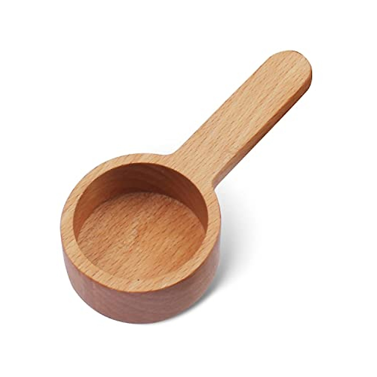 Wooden Coffee Spoon, Coffee Scoop Measuring for Coffee Beans, Whole Beans Ground Beans or Tea, Home Kitchen Tools Utensils (3.8in, beech)