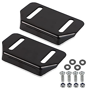 HUSWELL 784-5580 Snow Thrower Slide Shoes 2 Pack Skid Shoes with Mounting Hardware for MTD 784-5580-0637 Fits for Cub Cadet Yardman SnowBlower