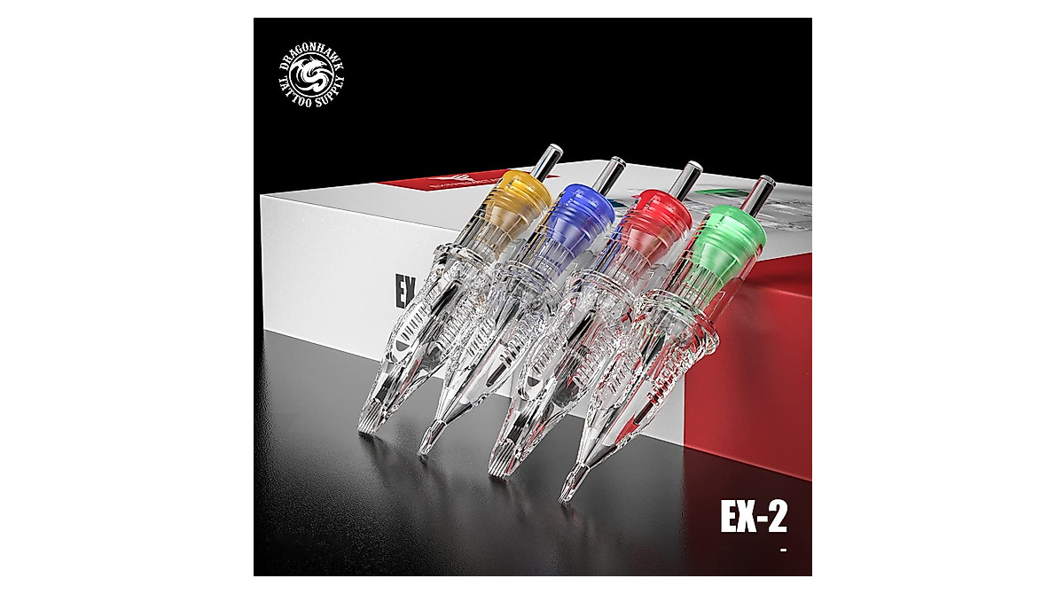 Dragonhawk 20Pcs 7RL Tattoo Needles for Precision Work