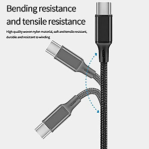 BGNTBUK Cat7a Cables Suitable for DJI Avata/FPV Through Glasses Two Way Data Cable Multifunction Transmission 1.2M Ultra Long Type C Data Cable Plug in Tens Unit Compatible with Machine