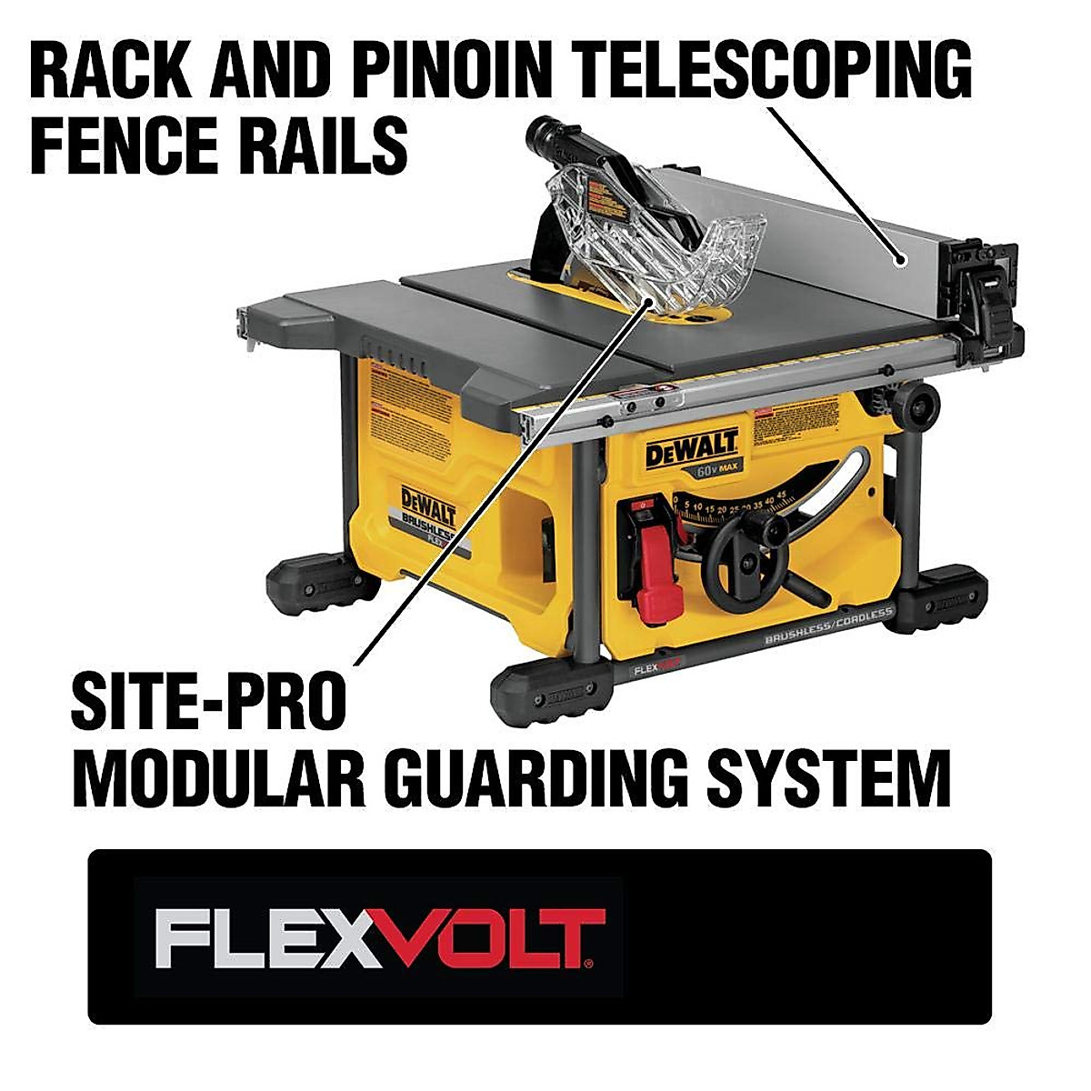 FLEXVOLT 60V MAX TABLE SAW