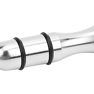 Watris Veiyi Embouchure Training Device Mouthpiece, Mouth Strength Trainer, Brass Instrument Accessories, Personal Embouchure Trainer Mouth Muscles Builder for Trombones Woodwinds Saxophone(Silver)