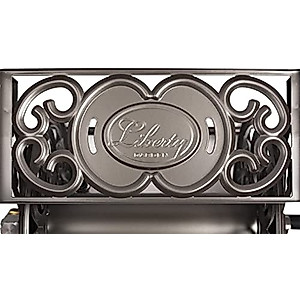 Liberty Garden Products 708 Steel Decorative Wall Mount Garden Hose Reel, Holds 125-Feet of 5/8-Inch Hose - Bronze