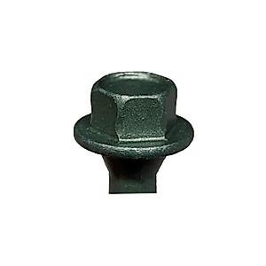 Hard-to-Find Fastener 014973266578 Hex Head Timber Screws, 1/4 x 6, Piece-50, Green