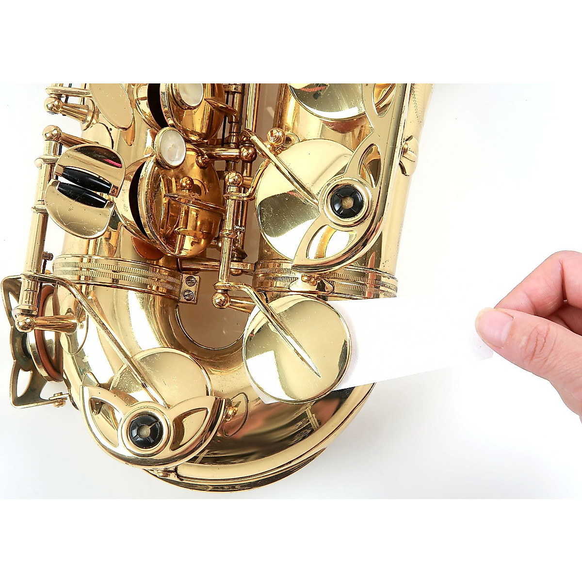 Woodwind Mouthpiece Pad Cleaning Paper 80 sheets - Great solution for sticky pads (Cleaning Paper 80 sheets)