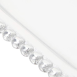 Mariposa Statement Beaded Tray, One Size, Silver