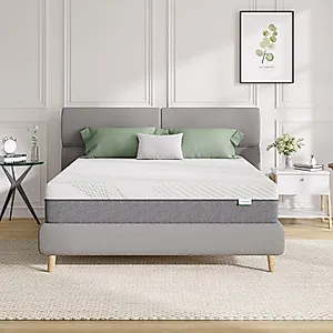 Novilla King Size Mattress in a Box, 10 Inch Gel Memory Foam Mattress, Plush Mattress King Size for Pressure Relief & Relaxing Sleep, CertiPUR-US Certified, Bed in a Box, Soft and Supportive