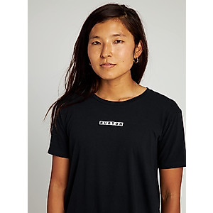 Burton Women's Standard Vault Short Sleeve Tee, True Black, X-Large