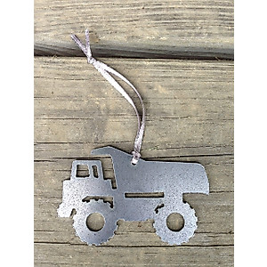 Dump Truck Metal Ornament