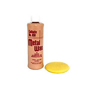 Collinite 850 Liquid Metal Wax and Applicator Pad Combo