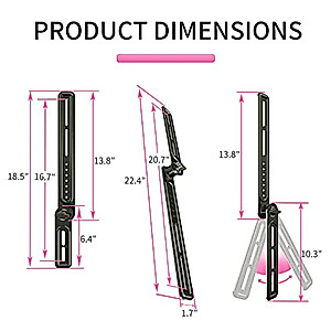 Universal Sound Bar TV Mount Bracket for Mounting Above or Under TV, Fits Most 23 to 65 Inch TVs, up to 22 lbs by XINLEI SBR301