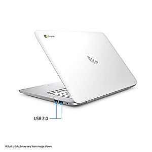 HP 14-ak040wm 14" Chromebook, Chrome, Full HD IPS Display, Intel Celeron N2940 Processor, 4GB RAM, 16GB eMMC Drive