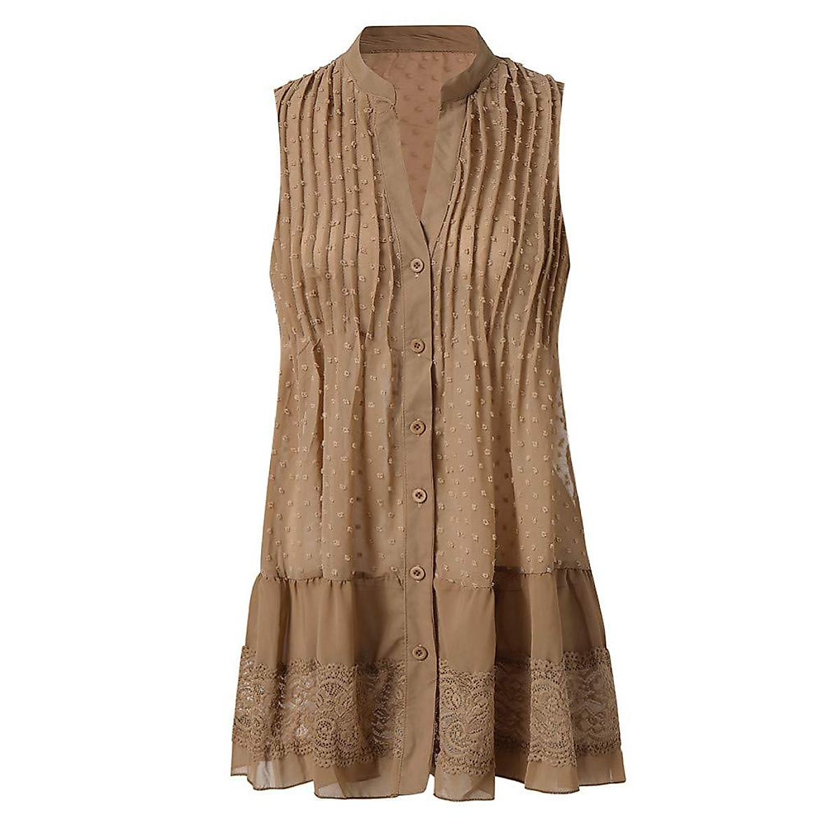 F_Gotal Women's Summer Sundress Boho Floral Sleeveless Casual Knee Length Beach Mini Tank Sundress Cocktail Cami Tank