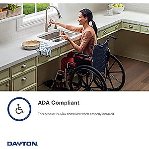 Elkay D125214 Dayton Single Bowl Sink with Four Holes, Stainless Steel