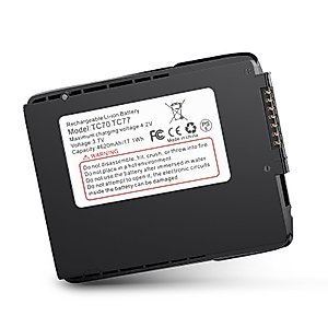 4620mAh TC77 Battery Replacement for Zebra Symbol Motorola TC70 TC72 TC75 TC77 TC700h TC700k TC720l TC75x TC75EK TC75AH TC75GK TC700H TC700K TC77HL BT-000318 Wireless Barcode Scanner