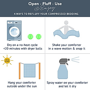 Comfort Spaces Bed in A Bag - Trendy Casual Design Cozy Comforter with Complete Sheet Set with Side Pocket, All Season Cover, Matching Shams Twin XL(66 in x 90 in), Kate, Grey/Purple 6 Piece