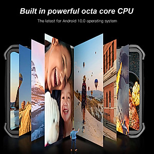 Septpenta 7 Inch Children's Tablet PC, Built in Powerful Octa Core CPU, 32G Memory Storage, Low Blue Light Technology Design, The for Children(Blue)