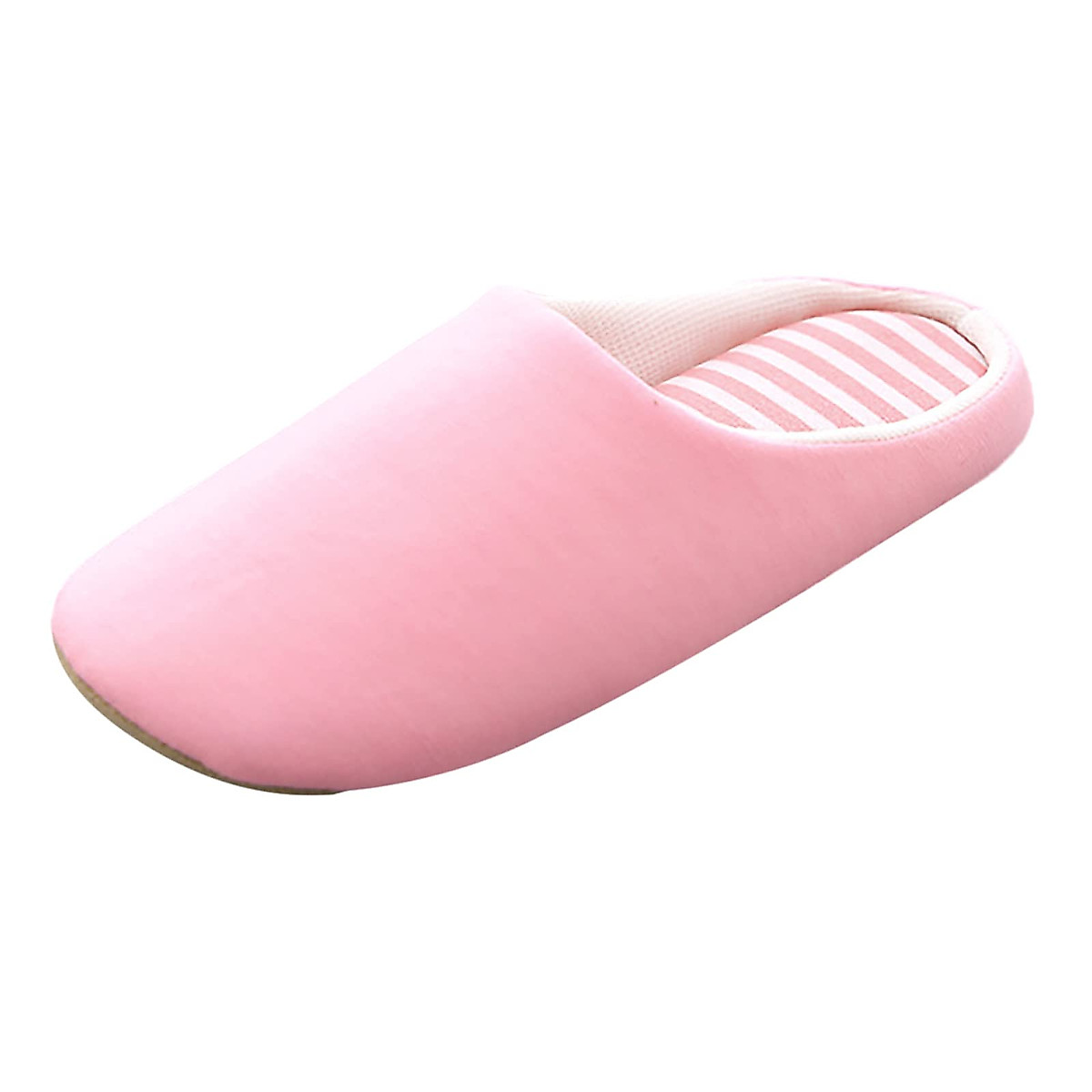 Aniywn Unisex Men's and Women's House Slippers Indoor Memory Foam Cotton-Blend Autumn Winter Anti-Slip Bedroom Home Slippers