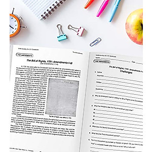 Mark Twain Understanding the US Constitution Workbook, Middle School History, Social Studies, American Civics and Government, Constitution of the United States, Classroom or Homeschool Curriculum