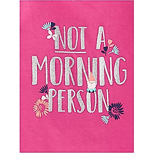 Simple Joys by Carter's Toddler Girls' 4-Piece Fleece Pajama Set (Short-Sleeve Poly Top & Fleece Bottom), Pack of 4, Fairy/Floral/Text Print, 3T