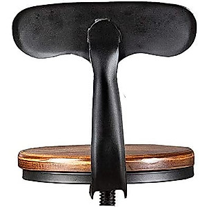 Diwhy 5 Piece Bar Table and Barstool Set Industrial Rectangular Pipe Dining Pub Bar Table and Kitchen Counter Height Adjustable Stool with Iron Backrest Black(1 Table + 4 Chairs)