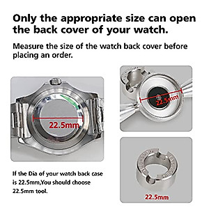Boaieirsa Watch Case Opener Repair Tool 5537，Special Cover Meter Opener Watch Back RemoverTool for Rolex Tudor